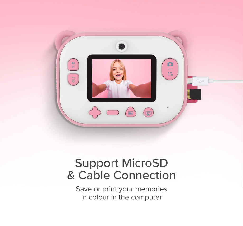 myFirst Camera Insta 2 -12MP Instant Print Camera for Kids Thermal ...