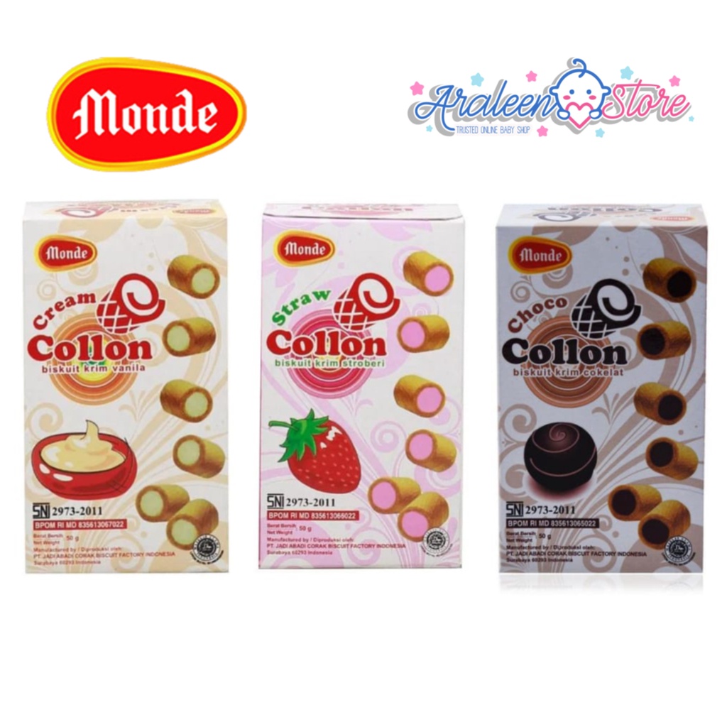 Monde Collon Children's Snack Biscuits 50gr Starting From 2 Years Old ...
