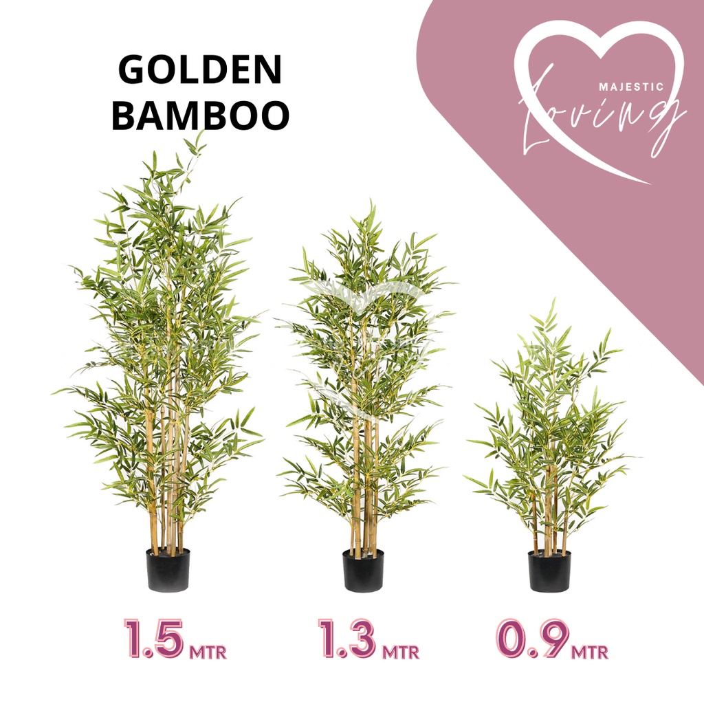 Golden Bamboo Tree High Quality Artificial Plant Pokok Buluh Hiasan ...