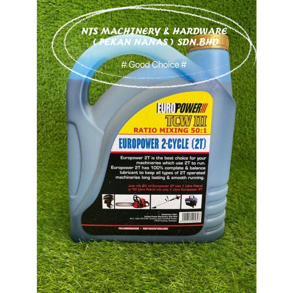 EUROPOWER 2T OIL 5 LITRE | Shopee Malaysia