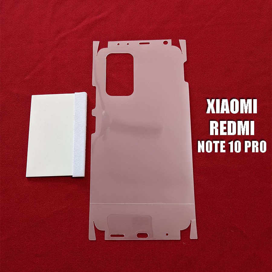 Xiaomi Redmi Note 10 Pro full back edge PPF sticker (3 super quality ...