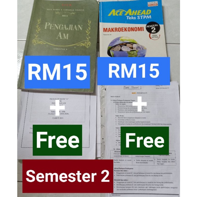 BUKU STPM SEMESTER 2 TINGKATAN 6 FREE NOTA & GRAPH PAPER SEM 2 ...