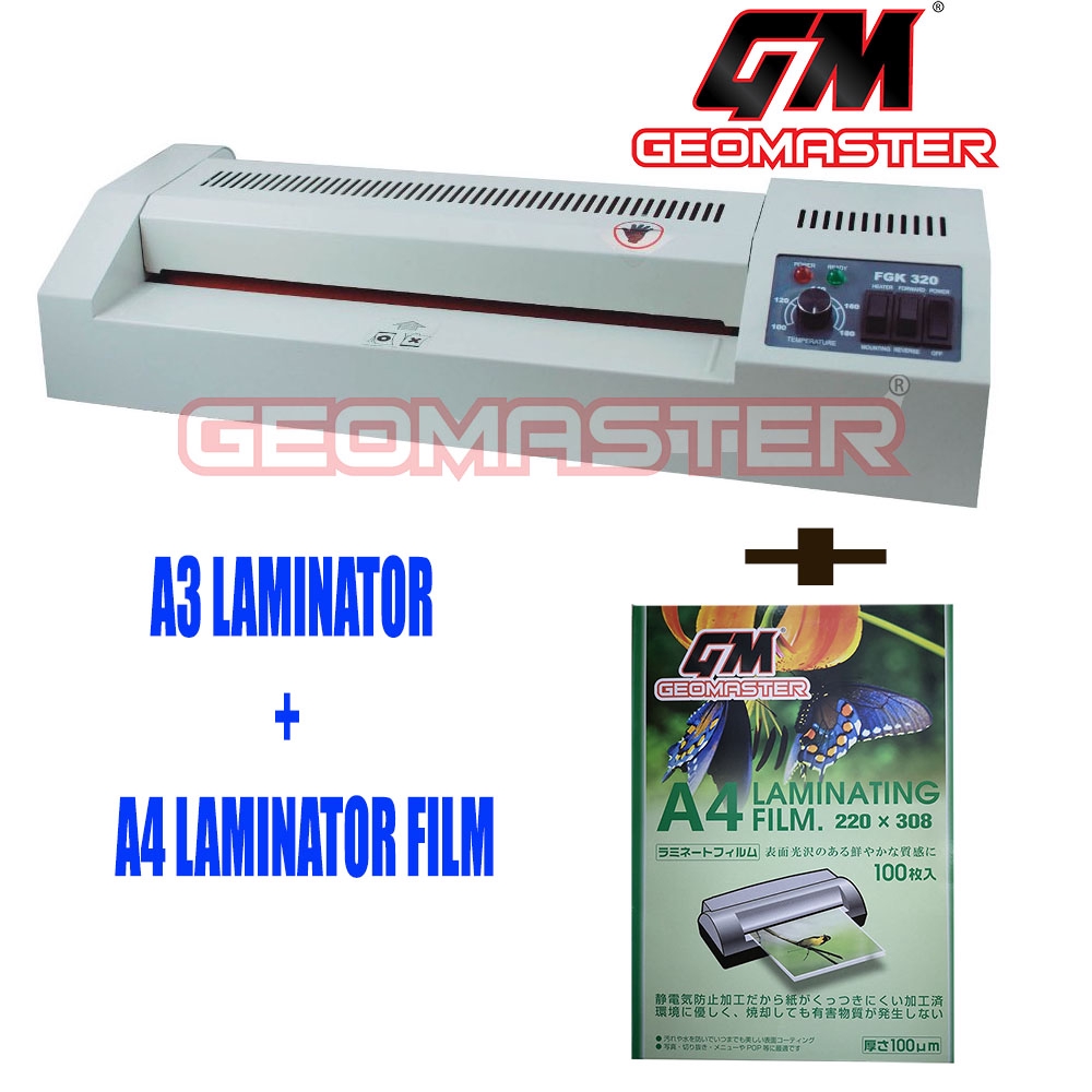 Geomaster A3 Laminator Machine Laminate Machine Mesin Laminate A3