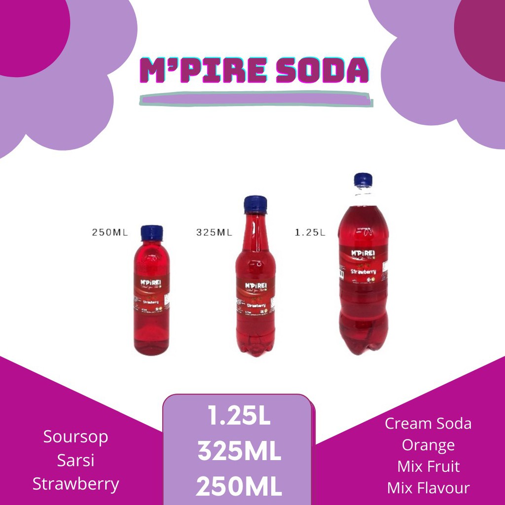 M'pire Soda (Air Berkarbonat) 1 Carton 1.25L | Shopee Malaysia
