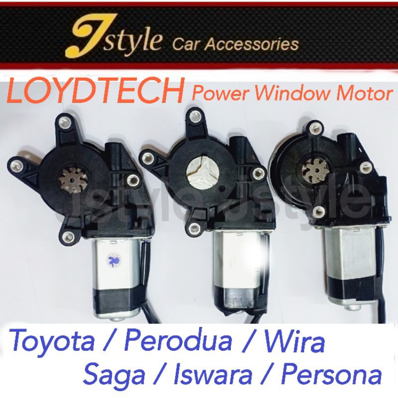 Toyota Perodua Wira Saga Iswara Persona Power Window Motor | Shopee ...
