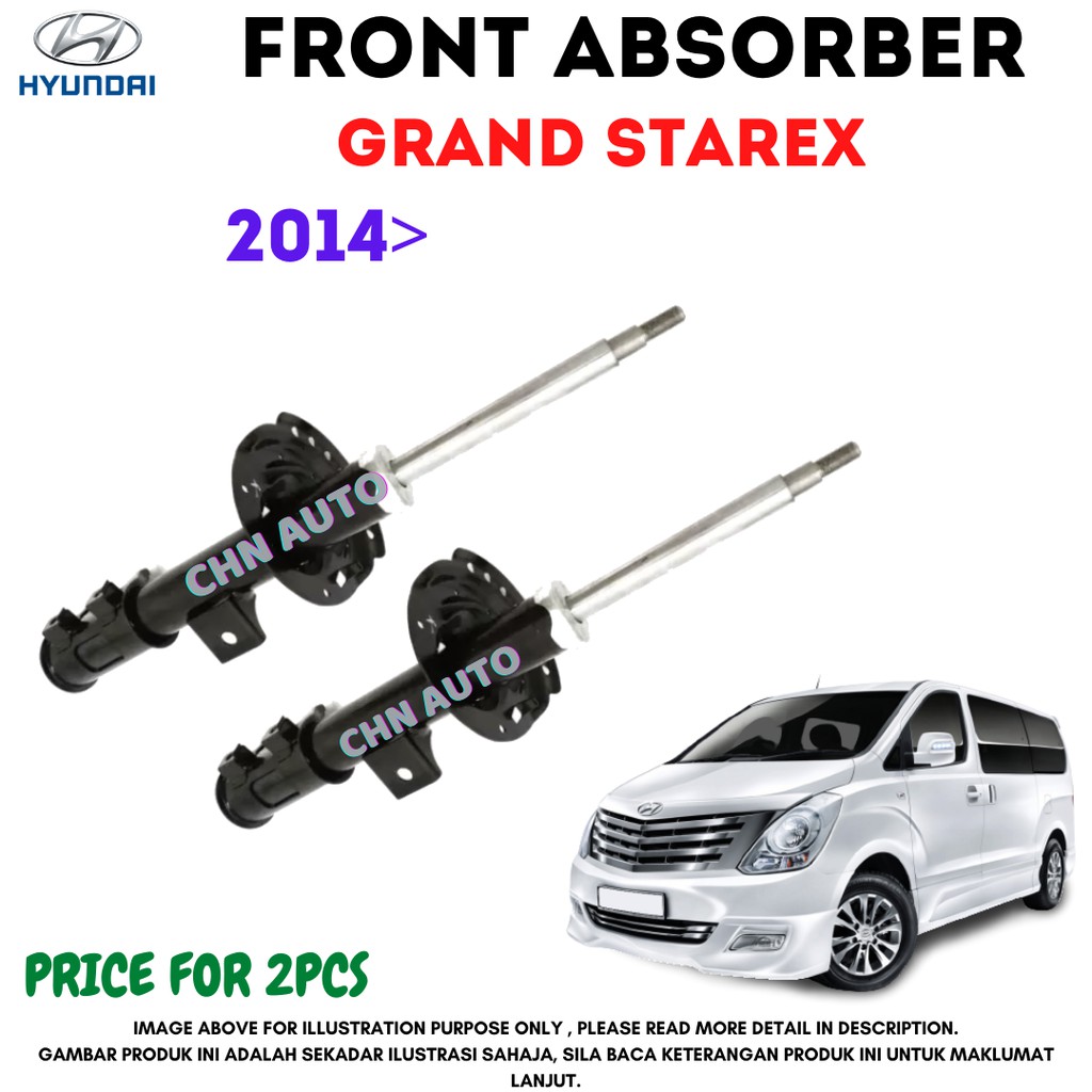 HYUNDAI GRAND STAREX 2014> GENUINE ABSORBER FRONT LEFT & RIGHT -2PCS ...