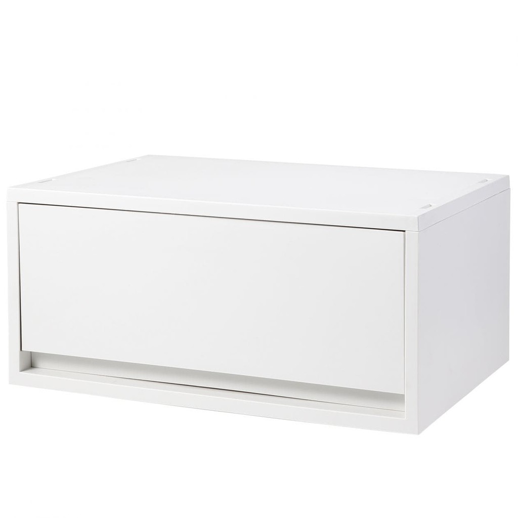 MUJI Storage Item/ PP Storage Case / Wide / White Grey W37 x D26cm ...