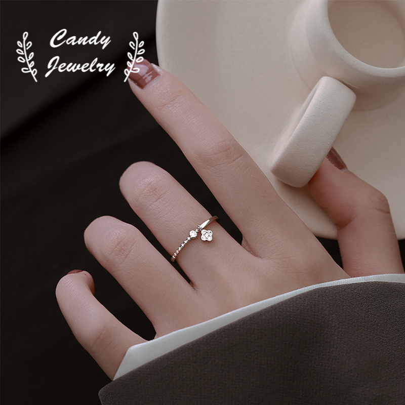 Korean Rings for Women Glossy Hollow Small Circle Femme Fashion Fine Jewelry Simple Open Ring Shopee Malaysia