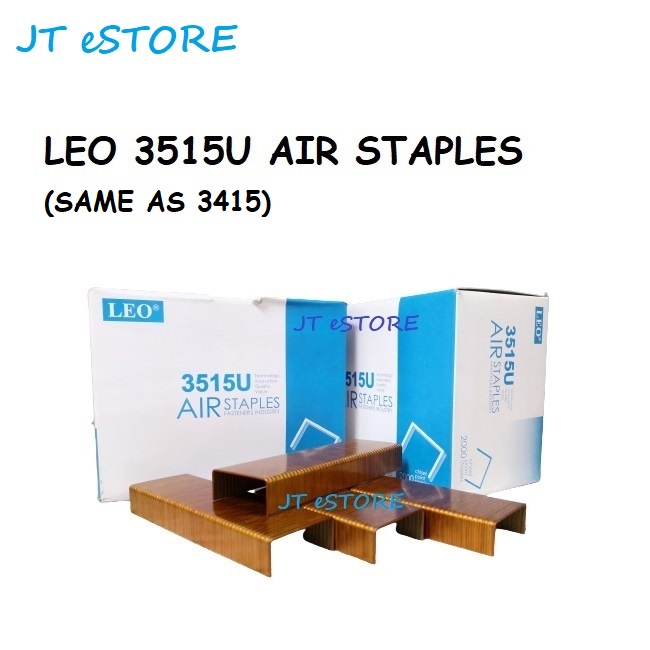 [JT eSTORE] LEO Carton Staples 3415 / 3515U (15mm) / TS 3515 Air ...