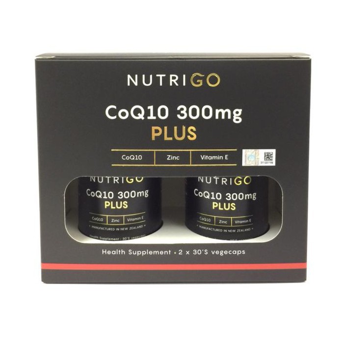 NutriGo CoQ10 PLUS 300mg (2x30's) Exp:6/26 | Shopee Malaysia