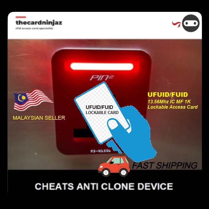 TCNGV UFUID/FUID Card One Time UID Changeable Block 0 Writable 13.56Mhz ...