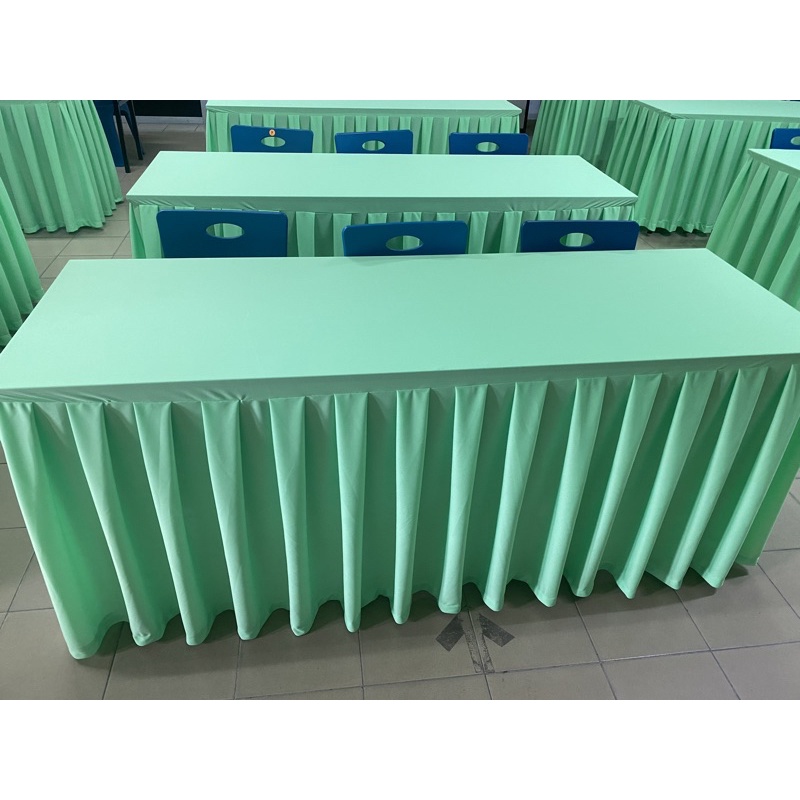 Cover Meja Banquet 6x2 kaki | Shopee Malaysia