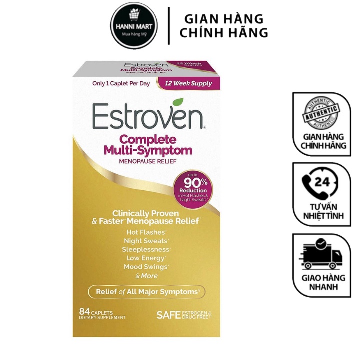 Estroven Complete Multi-Symptom Menopause Relief Hormone Balance for ...