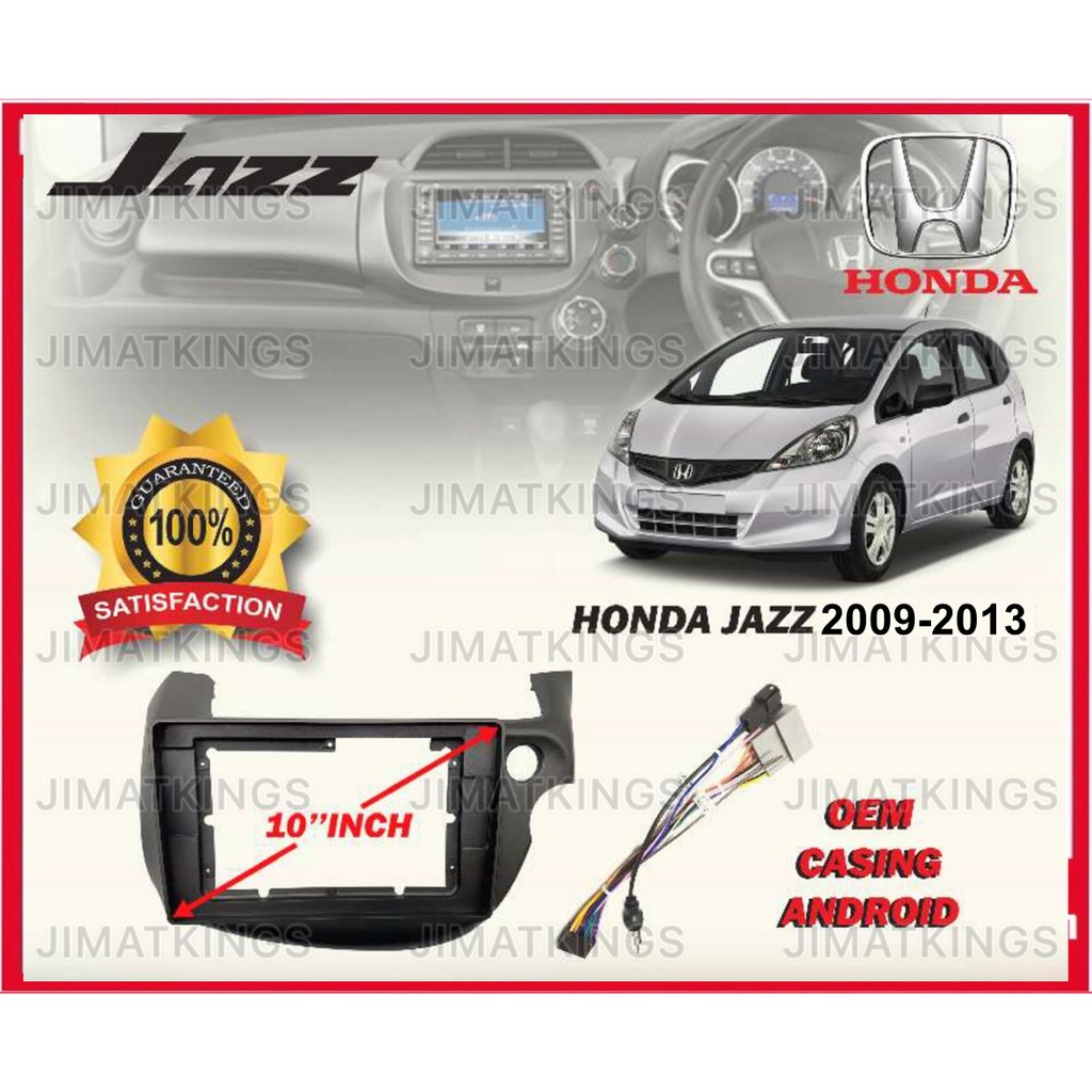 ANDROID CASING 10" HONDA JAZZ 2008-2013 (WITH SOCKET) | Shopee Malaysia