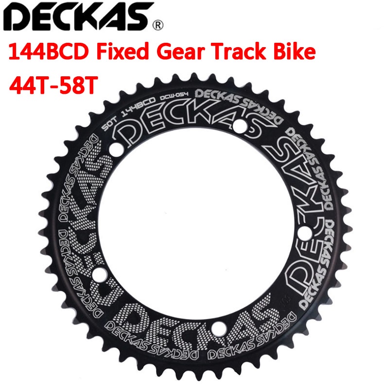Deckas 144BCD Fixed Gear fixie Round Chain ring Track Bike 44T-58T ...