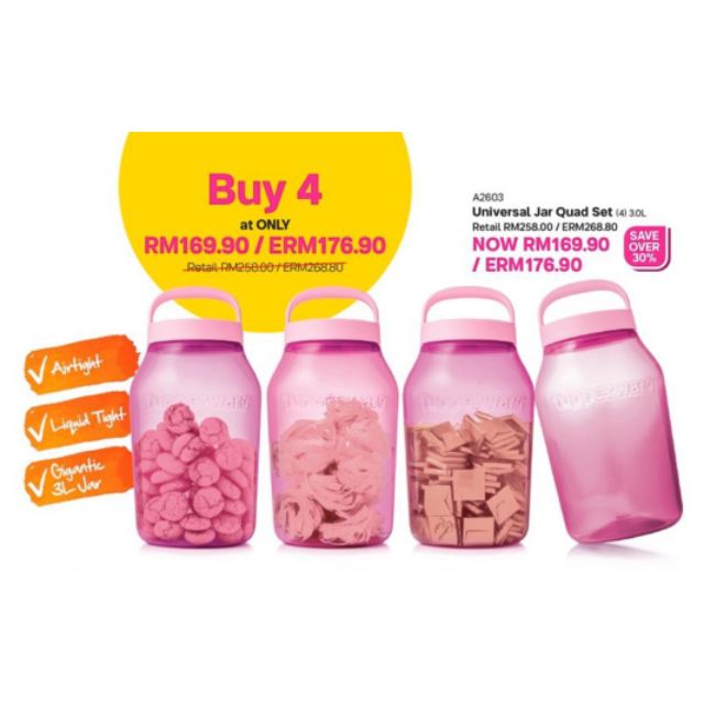 【Ready Stock】Universal Jar (3.0L) | Shopee Malaysia