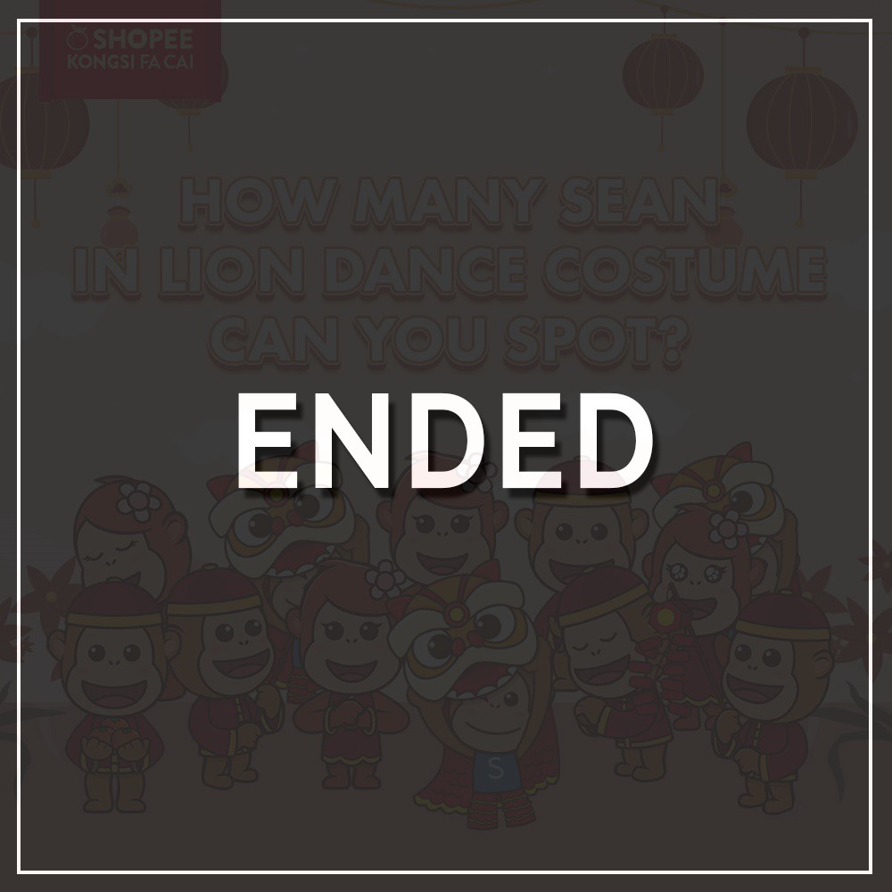 SPOT SEAN IN A LION DANCE COSTUME! | Shopee Malaysia