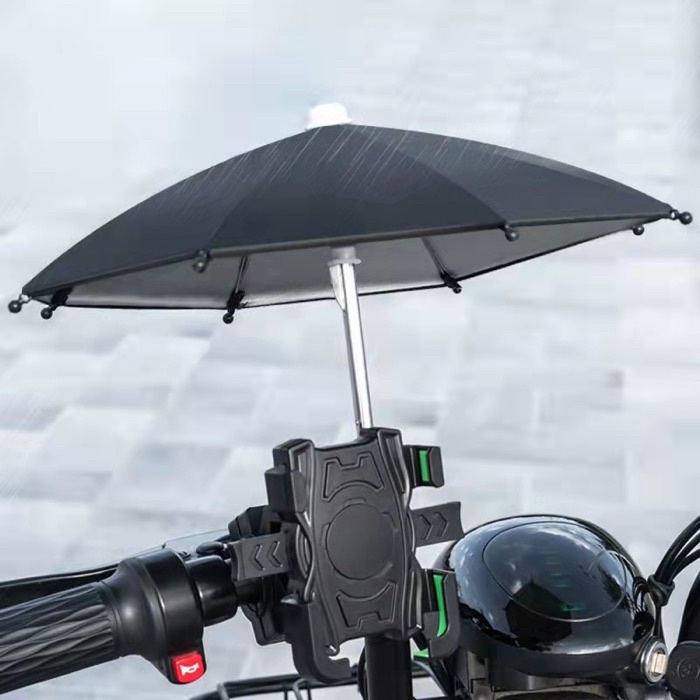 Motor Phone Holder Mini Sunshade Umbrella With 360 Degree Rotation ...