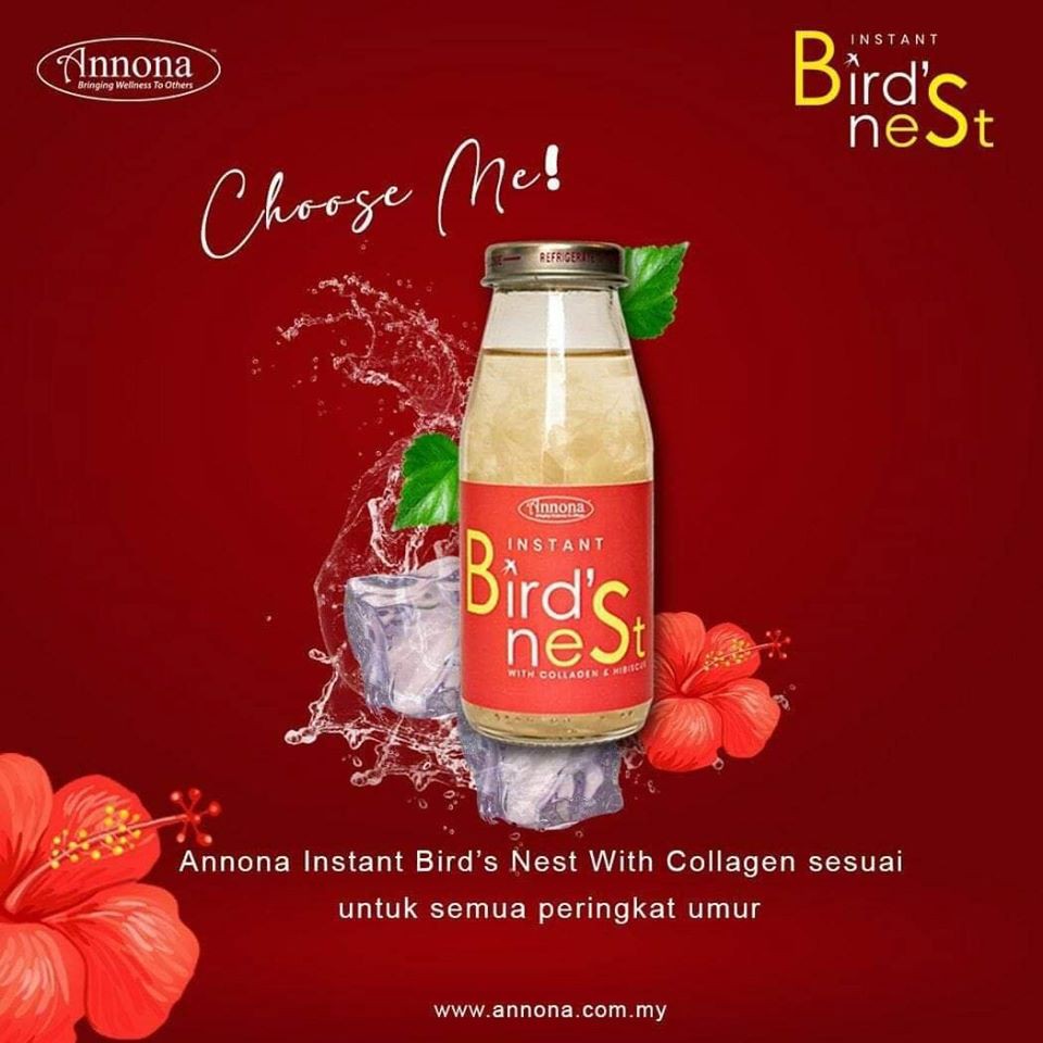 🔥Sale🔥Annona Instant Bird Nest IBN with Collagen saiz besar 175ml Halal ...