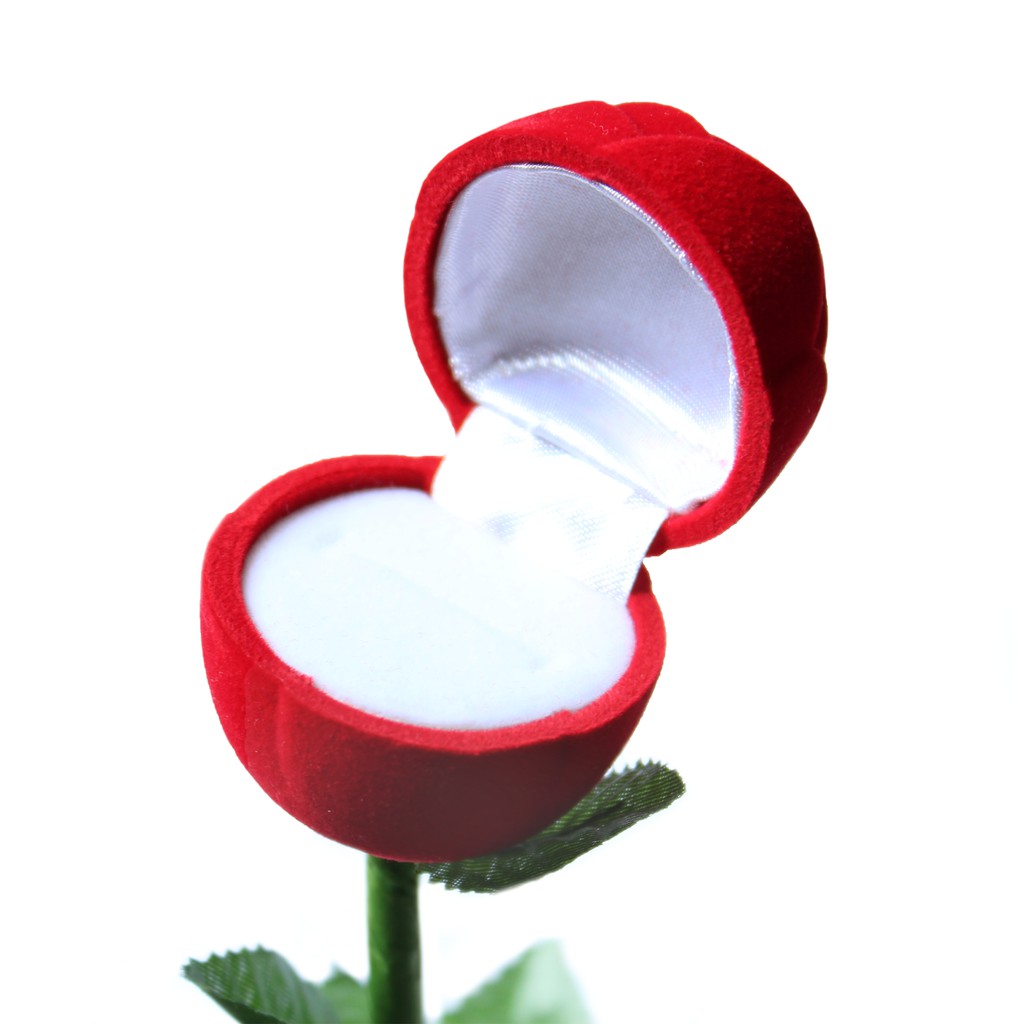 ELFI Surprise Velvet Rose Flower Ring Box B5 | Shopee Malaysia