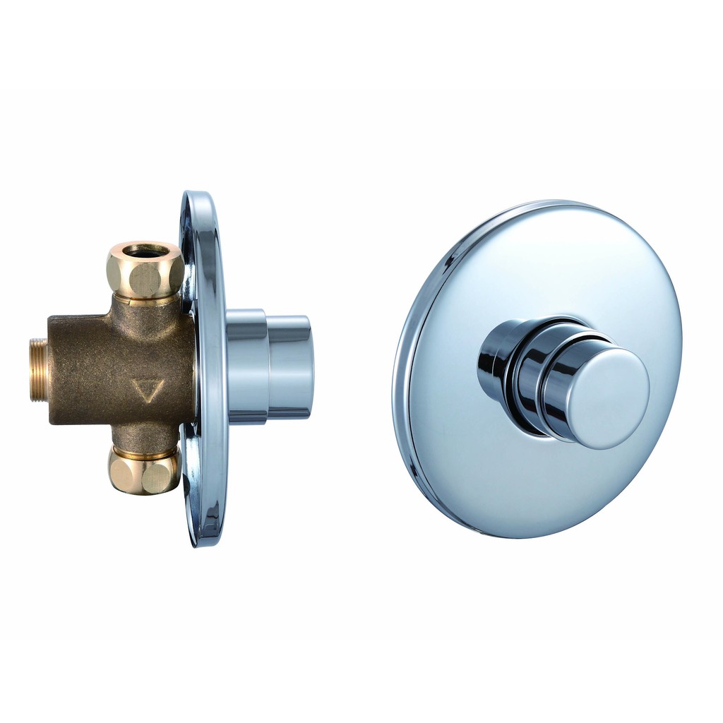 Concealed Time Delay Shower Valve for Beach In-Wall Auto Shut Off Push ...