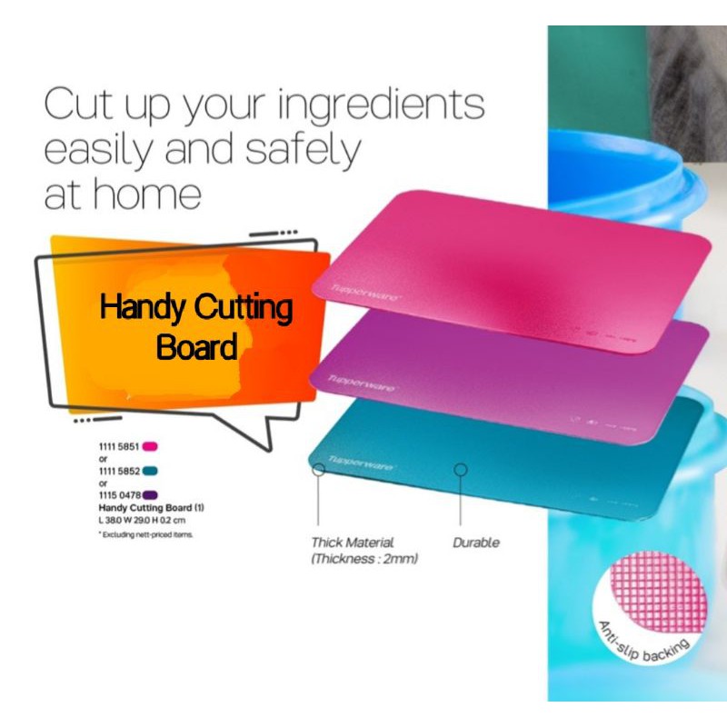 [ Ready Stock ] Tupperware Handy Cutting Board | Shopee Malaysia