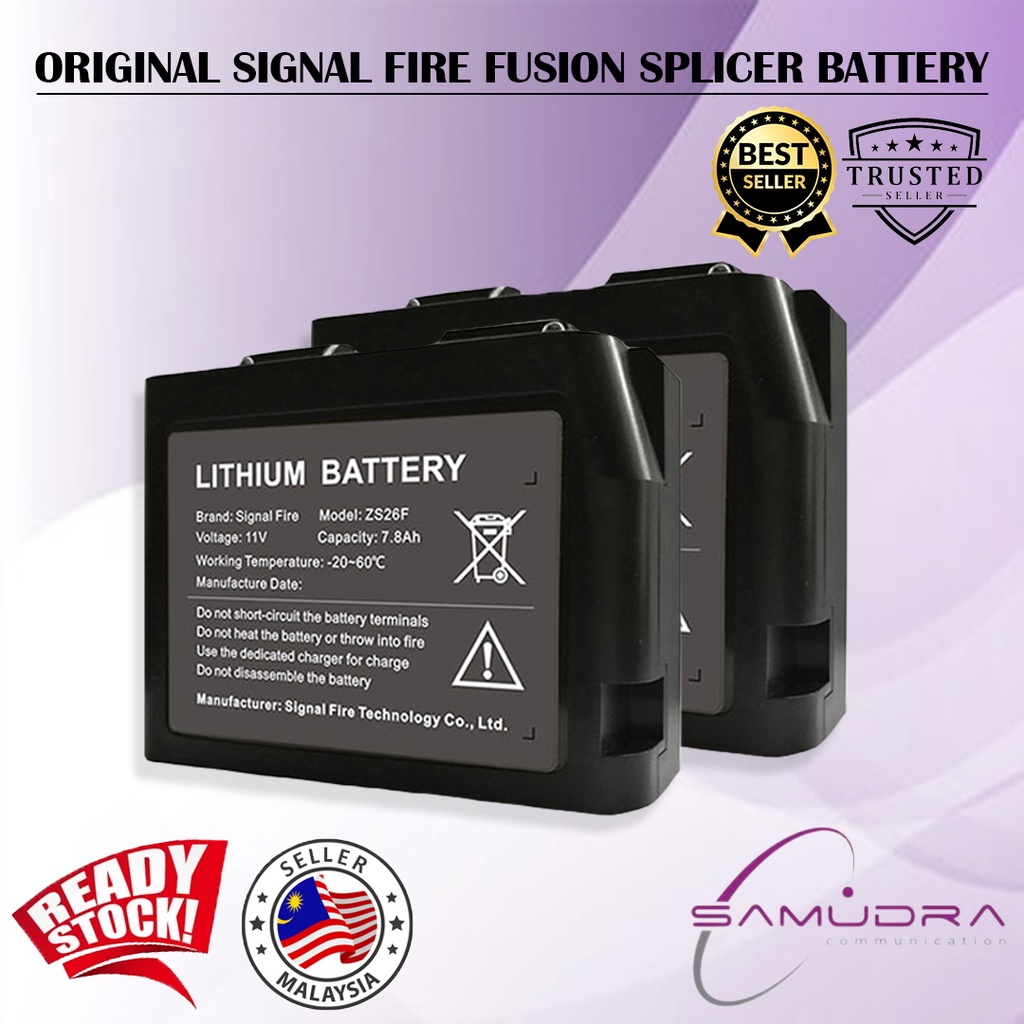 Original Signal Fire Fusion Splicer Battery | Shopee Malaysia