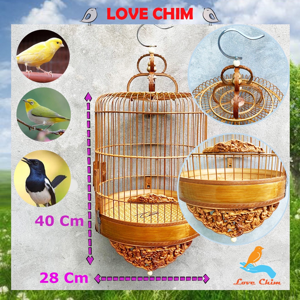 Bird cage, Bird cage Khuyen - Hoang Yen - Coal Magpie, Magpie cage - Khuyen (Bird cage - Hoang ...