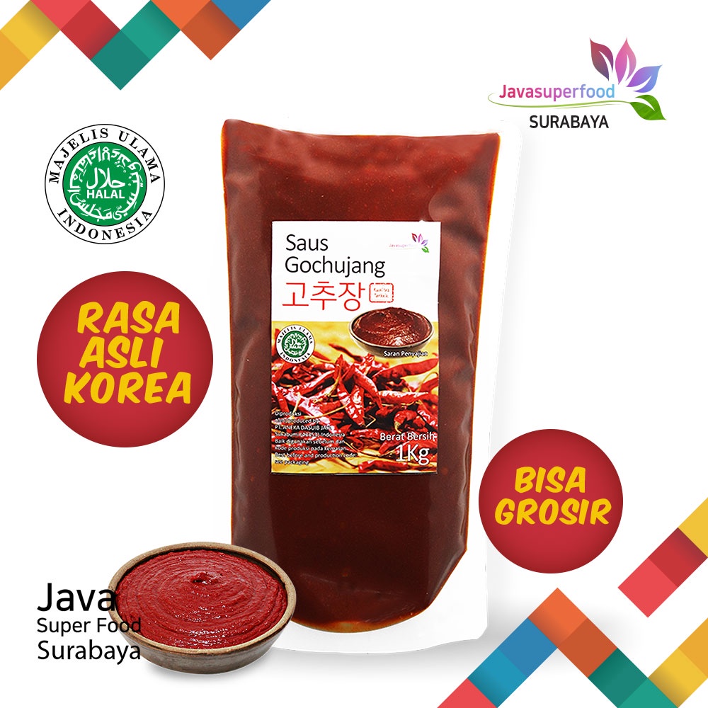 [HALAL] Gochujang 1kg Original Korean Flavor/Sauce Sambal Pasta/Chili ...