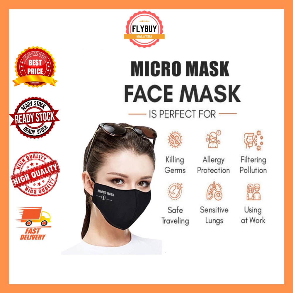 🔥QUALITY🔥 Micro Mask Reusable Face Mask | Topeng Muka Mikro Yang Boleh ...