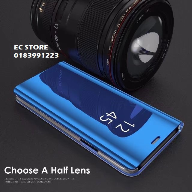 Apple iPhone 14 13 12 11 11 Pro Max Plus Mini Mirror Clear View Flip ...