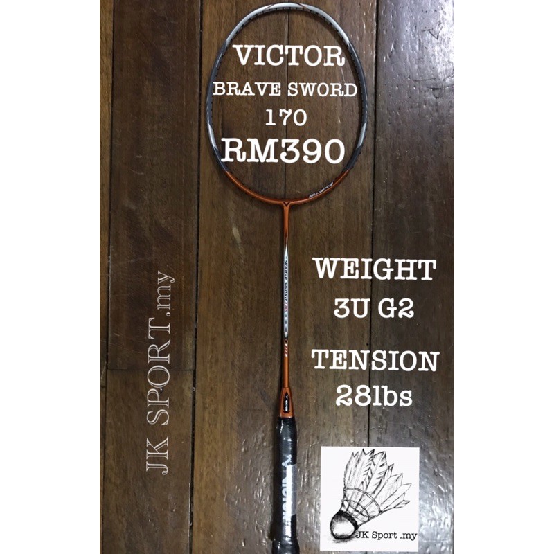 VICTOR BRAVE SWORD 170 BADMINTON RACKET | Shopee Malaysia