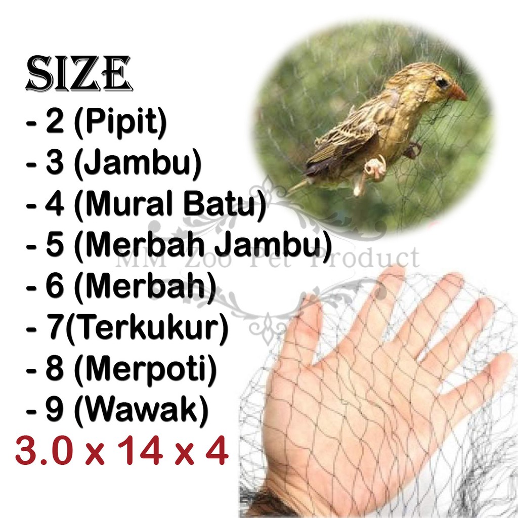 Bird Mesh Netting / Jaring Burung | Shopee Malaysia