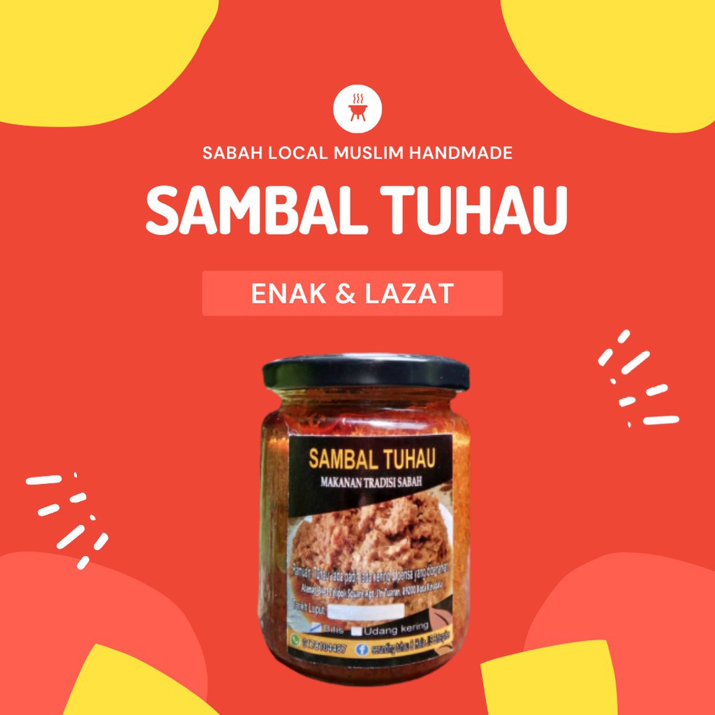 [Sambal Tuhau Sabah] Produk Usahawan Muslim Tuaran | Shopee Malaysia