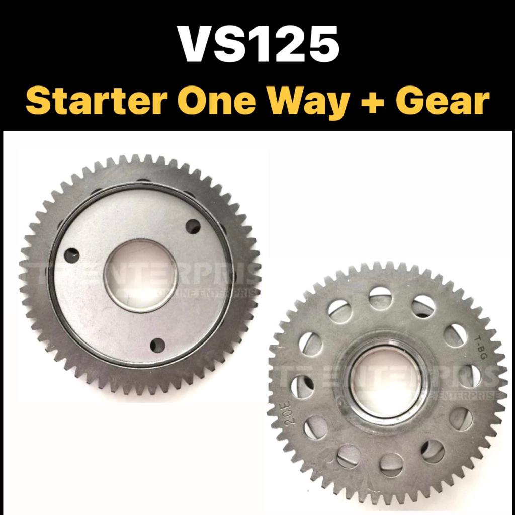 SUZUKI VS125 MAGNET ONE WAY + GEAR (ST) // VS125 STARTER ONE WAY SET ...