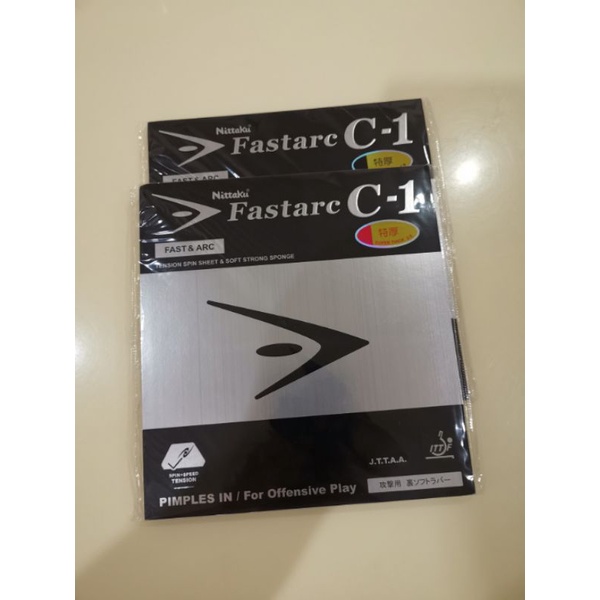 Nittaku C1 fastarc table tennis rubber original red/black. | Shopee Malaysia