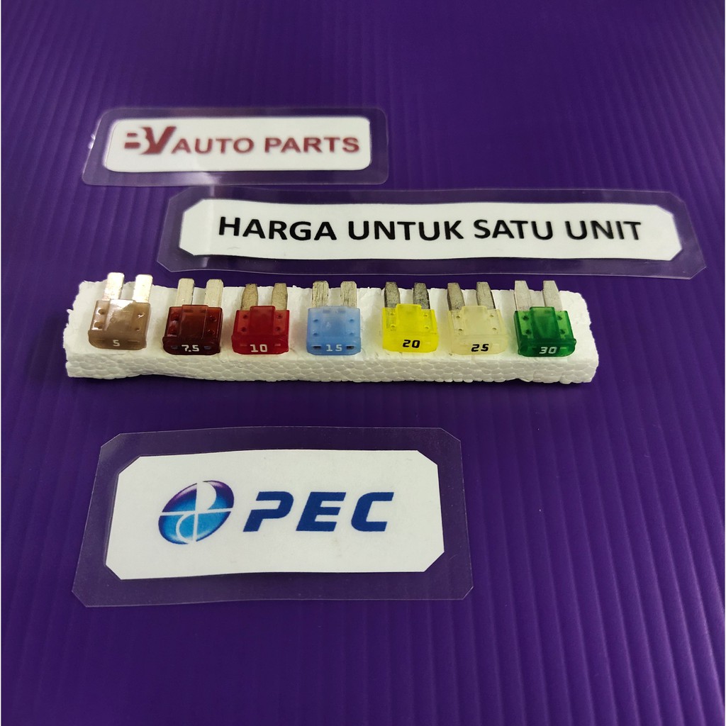 Original Pec Micro2 Mini 2 Pin Blade AFM Micro Fuse Automotive Mazda ...