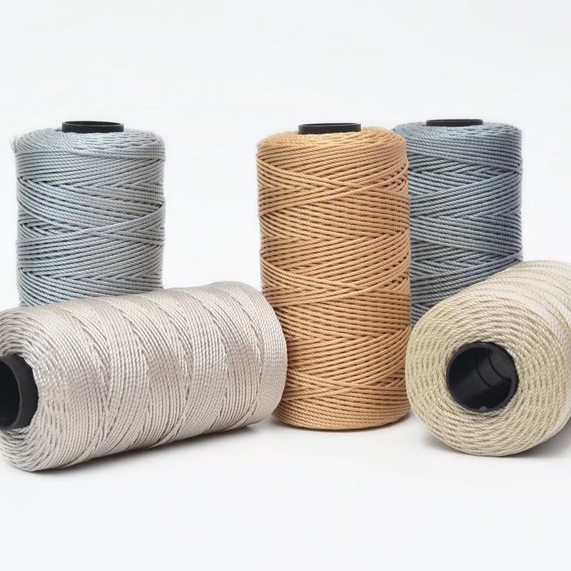 45 Color 3ply 100g+- Nylon Yarn Benang Nilon Nylon Yarn 100g+-/Roll ...