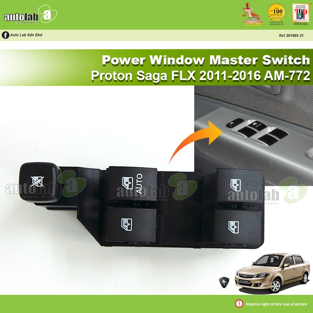 Power Window Master Control Switch One Touch Fully Auto (4 Button ...