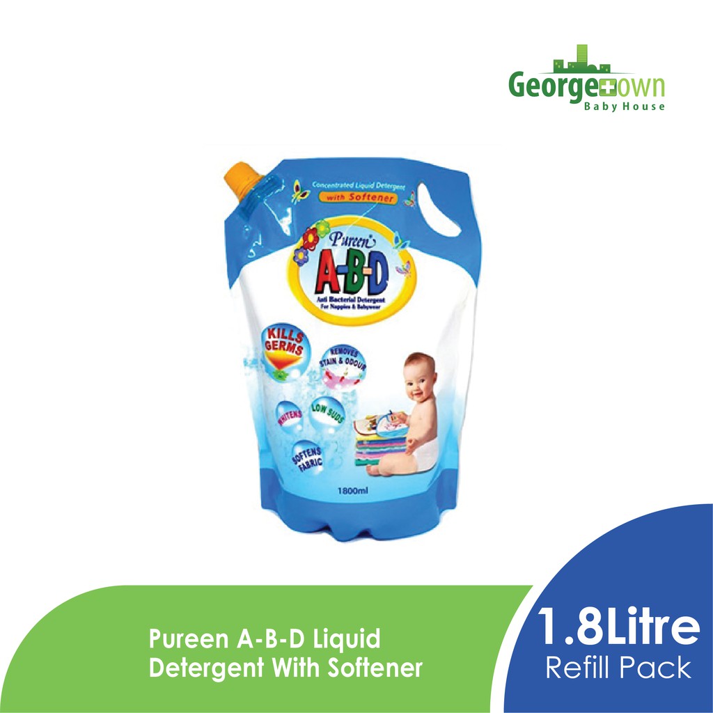 Pureen A-B-D Liquid Detergent Antibacterial Refill Pack 1800ml (GTG ...