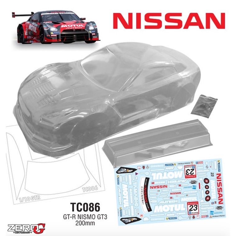 Team C 1/10 RC Car Clear Bodyshell 190mm 200mm R32 350z Fairlady Hilux ...