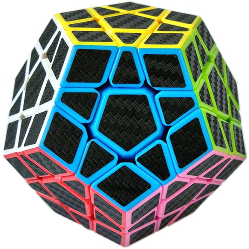 Megaminx Cube, Fiber Sticker Megaminx Speed Cube Puzzle Cube | Shopee ...
