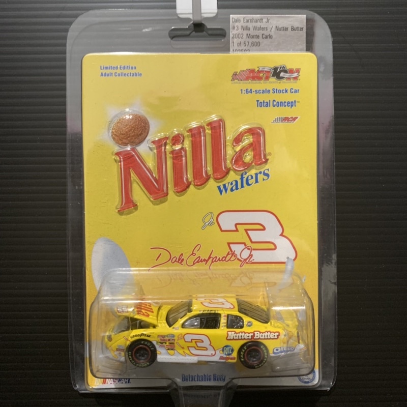 Action Dale Earnhardt Jr. #3 Nilla Wafers / Nutter Butter 2002 Monte ...