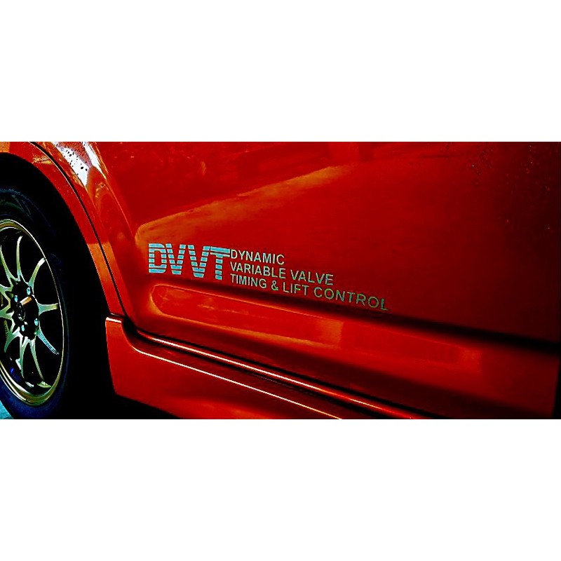 (Ready Stock )S268# DVVT Car Side Door Vinyl Decal Sticker | Shopee ...