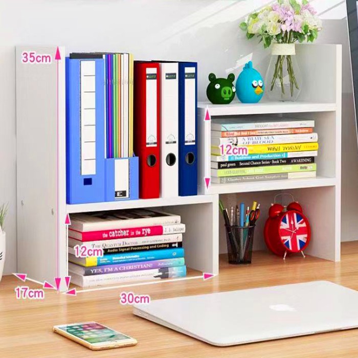 Portable Office Table Book Shelf Magazine Document Book Rack Study ...