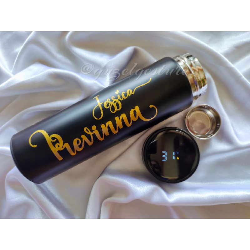 Personalized Digital Thermos/Custom name/Smart LED (1-2 days postage ...