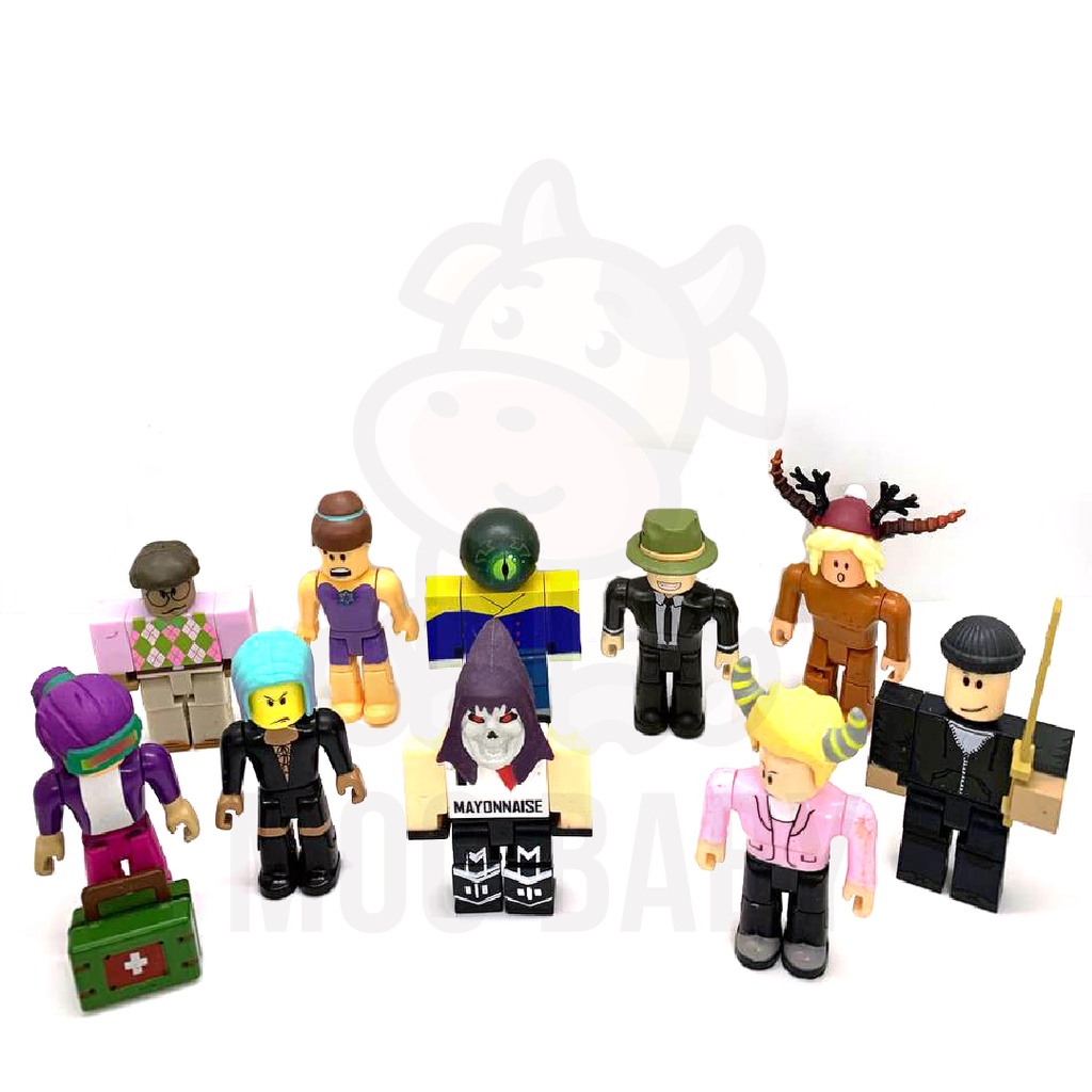 ⭐Moo Baby Roblox Toy Figure Roblox Cake Topper Mainan Roblox Murah ...