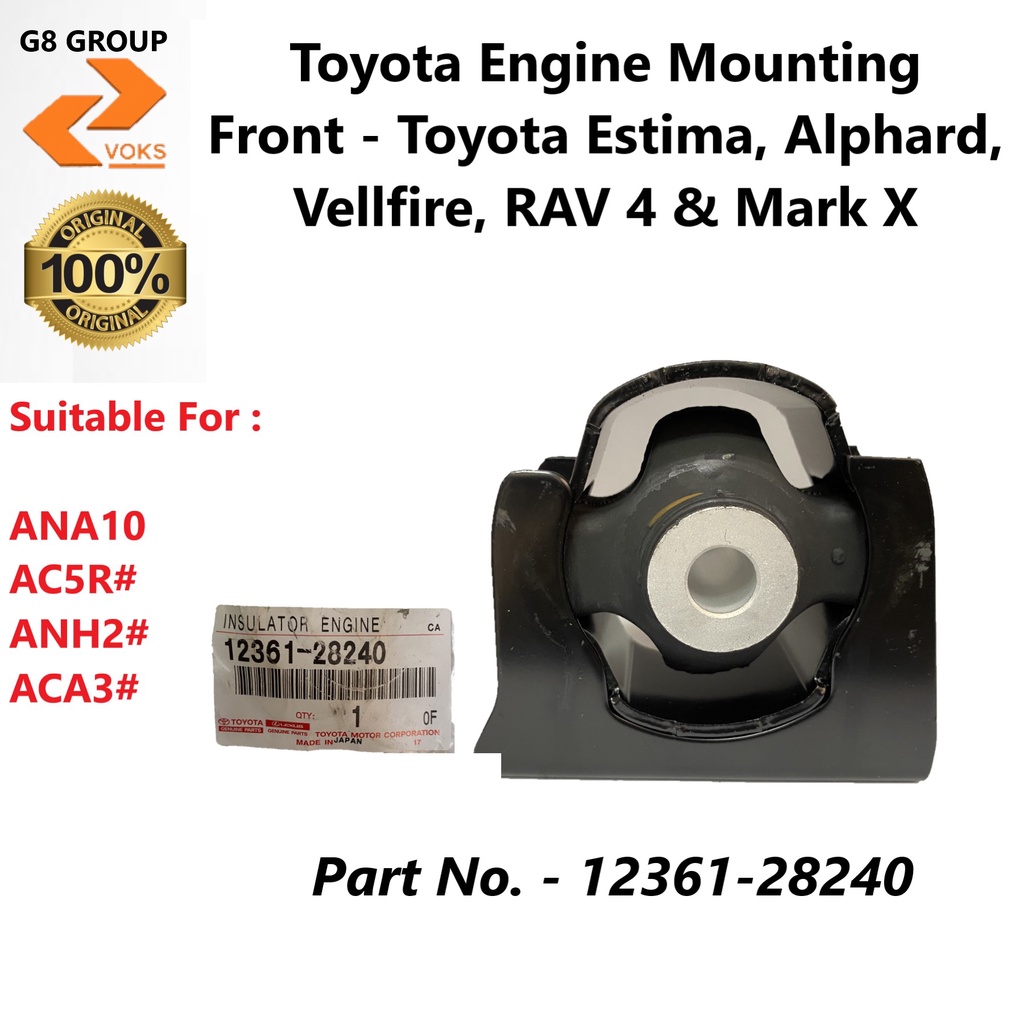 Toyota Engine Mounting Front - Toyota Estima, Alphard, Vellfire, RAV 4 ...