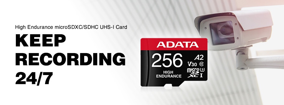 ADATA High Endurance MicroSD Card A2 for CCTV & Car Dashcam High Speed ...