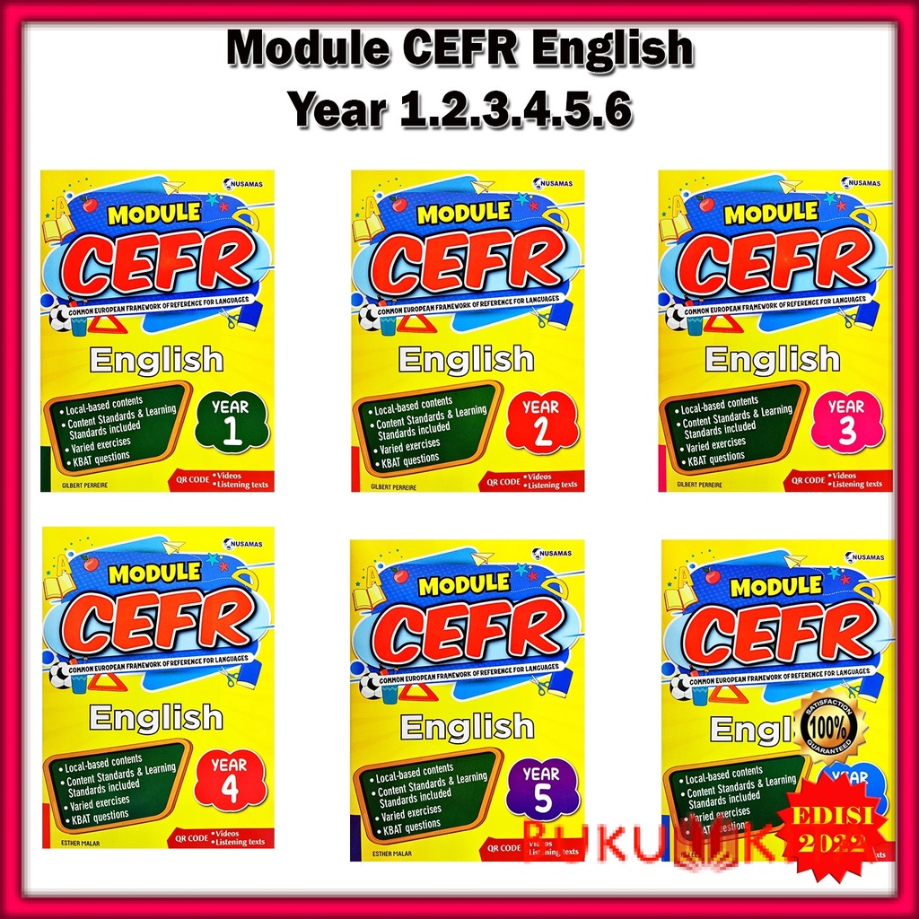 Buku Latihan : Module CEFR English Year 1 / 2 / 3 / 4 / 5 / 6 Edisi 2022 | Shopee Malaysia